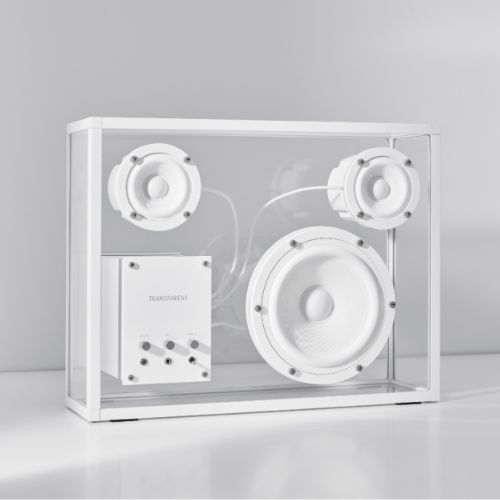 ลำโพง Transparent Bluetooth Speaker ลำโพงแก้วสวยเหนือกาลเวลา